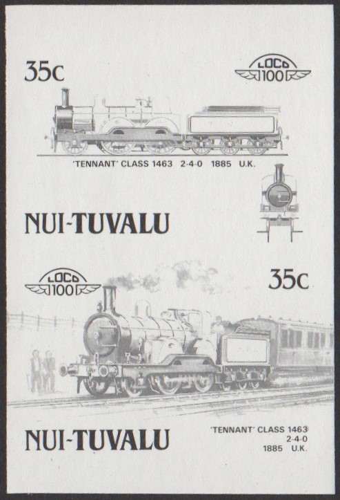 Tuvalu Nui Leaders of the World 1987 3rd Series Locomotives Progressive ...