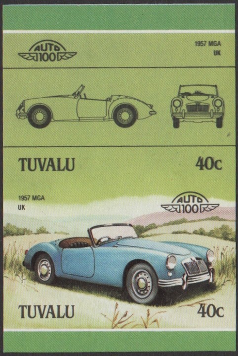 Tuvalu Leaders of the World 1985 3rd Series Automobiles Progressive ...
