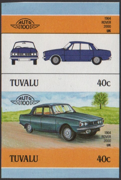 Tuvalu Leaders of the World 1986 4th Series Automobiles Progressive ...