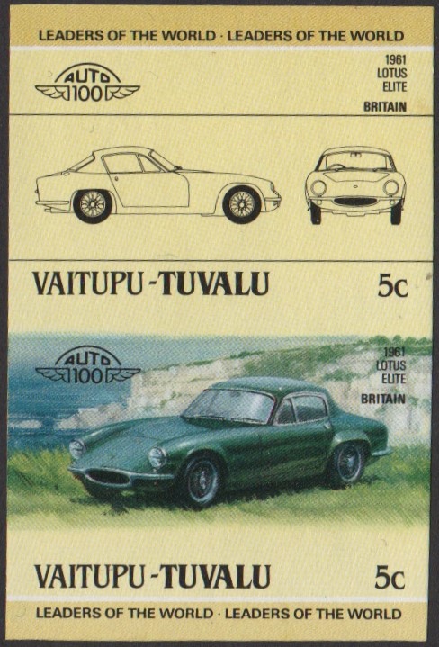 Tuvalu Vaitupu Leaders of the World 1984 2nd Series Automobiles ...